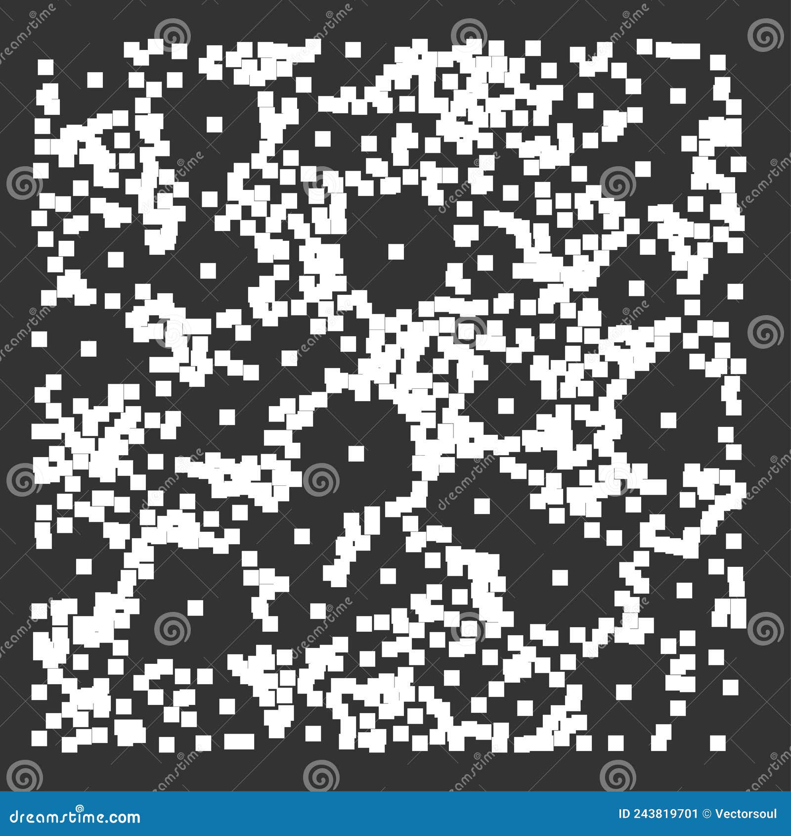 Random Squares Vector Pattern, Texture Stock Vector - Illustration of ...