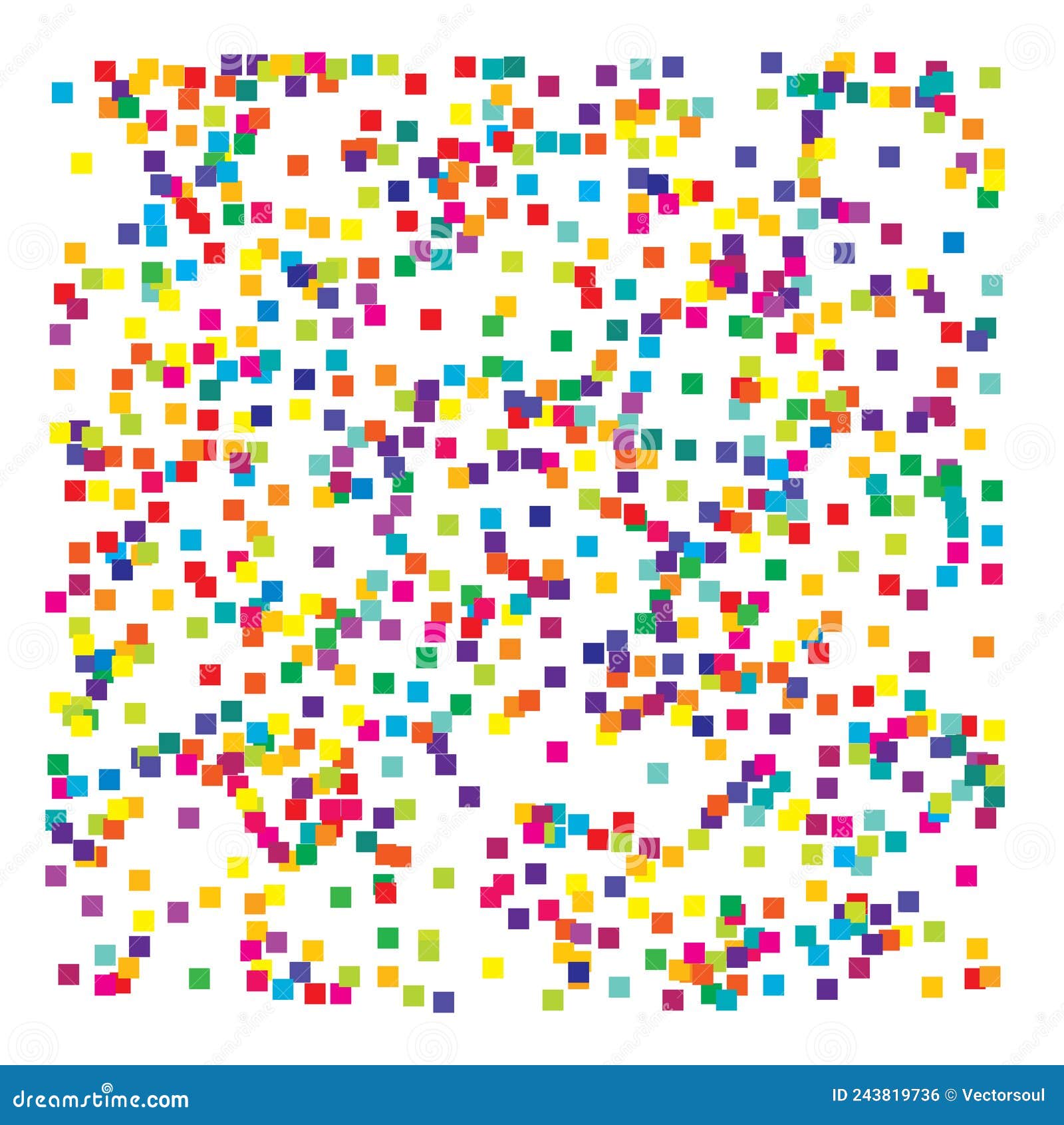 Random Squares Vector Pattern, Texture Stock Vector - Illustration of ...