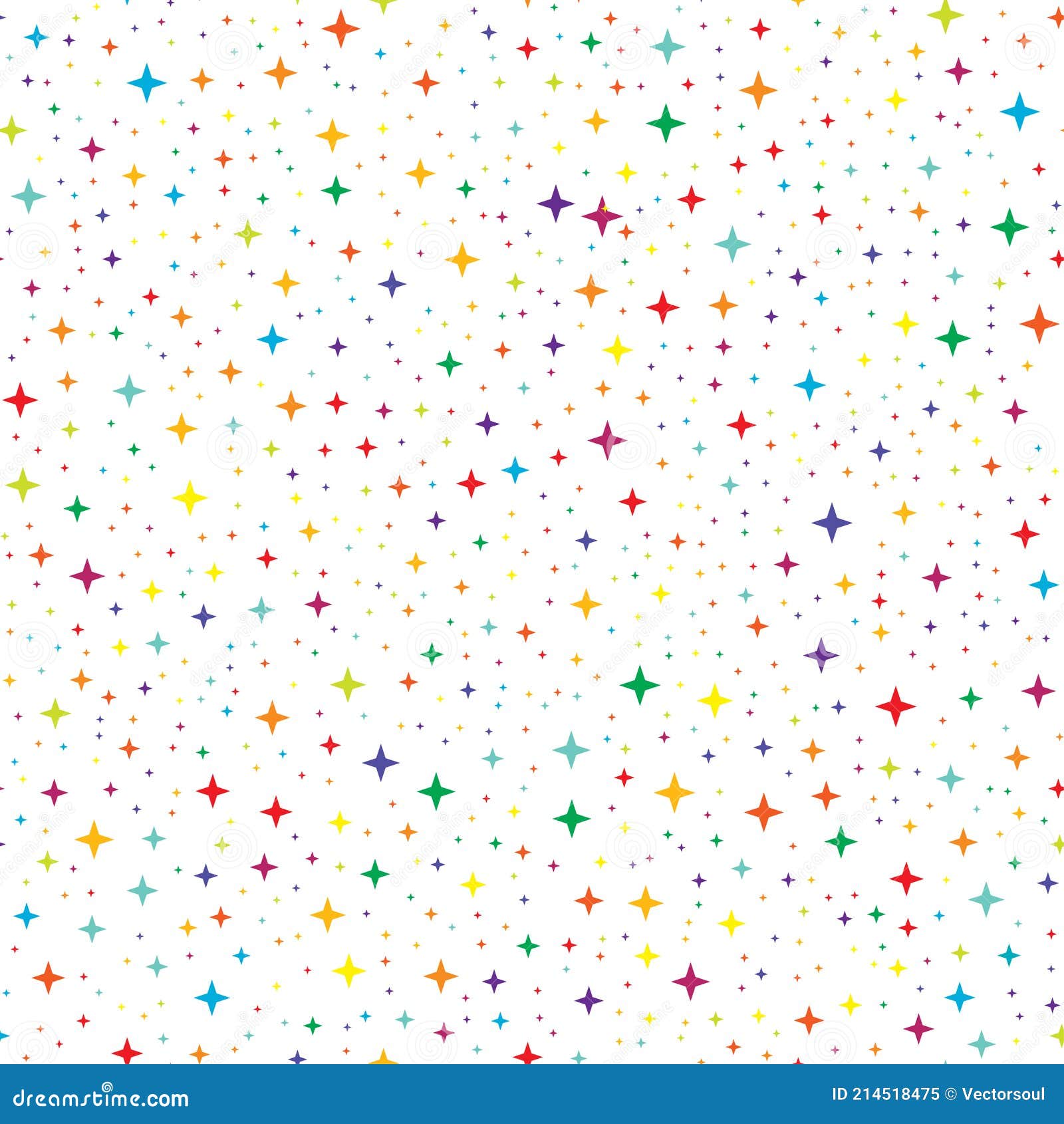 Random Star Shape Pattern, Background. Seamlessly Repeatable Stock ...