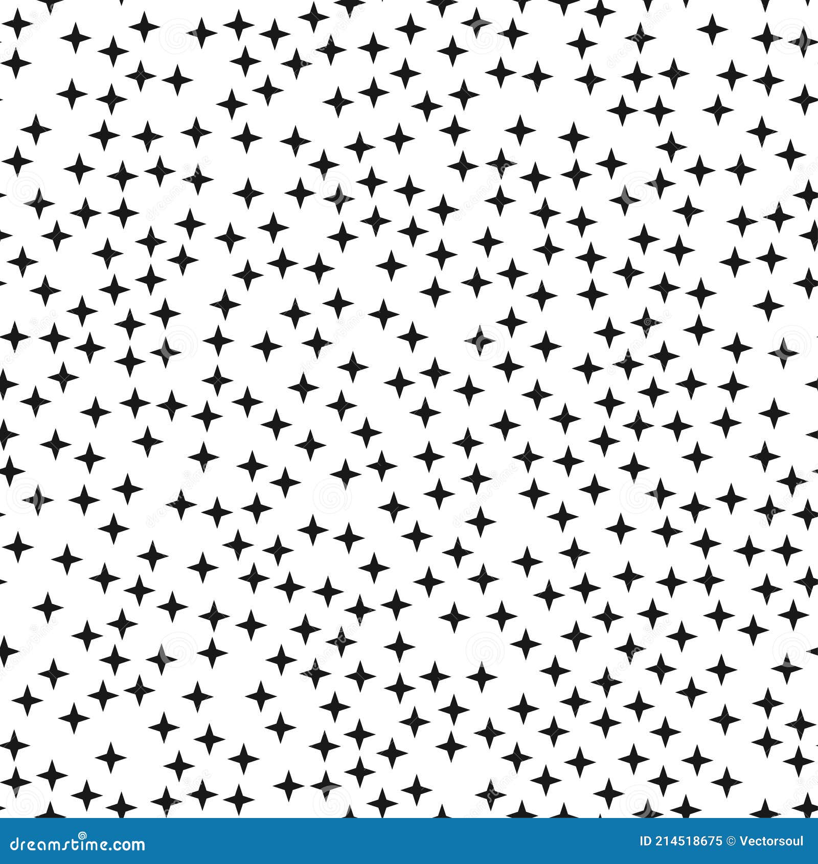 Random Star Shape Pattern, Background. Seamlessly Repeatable Stock ...