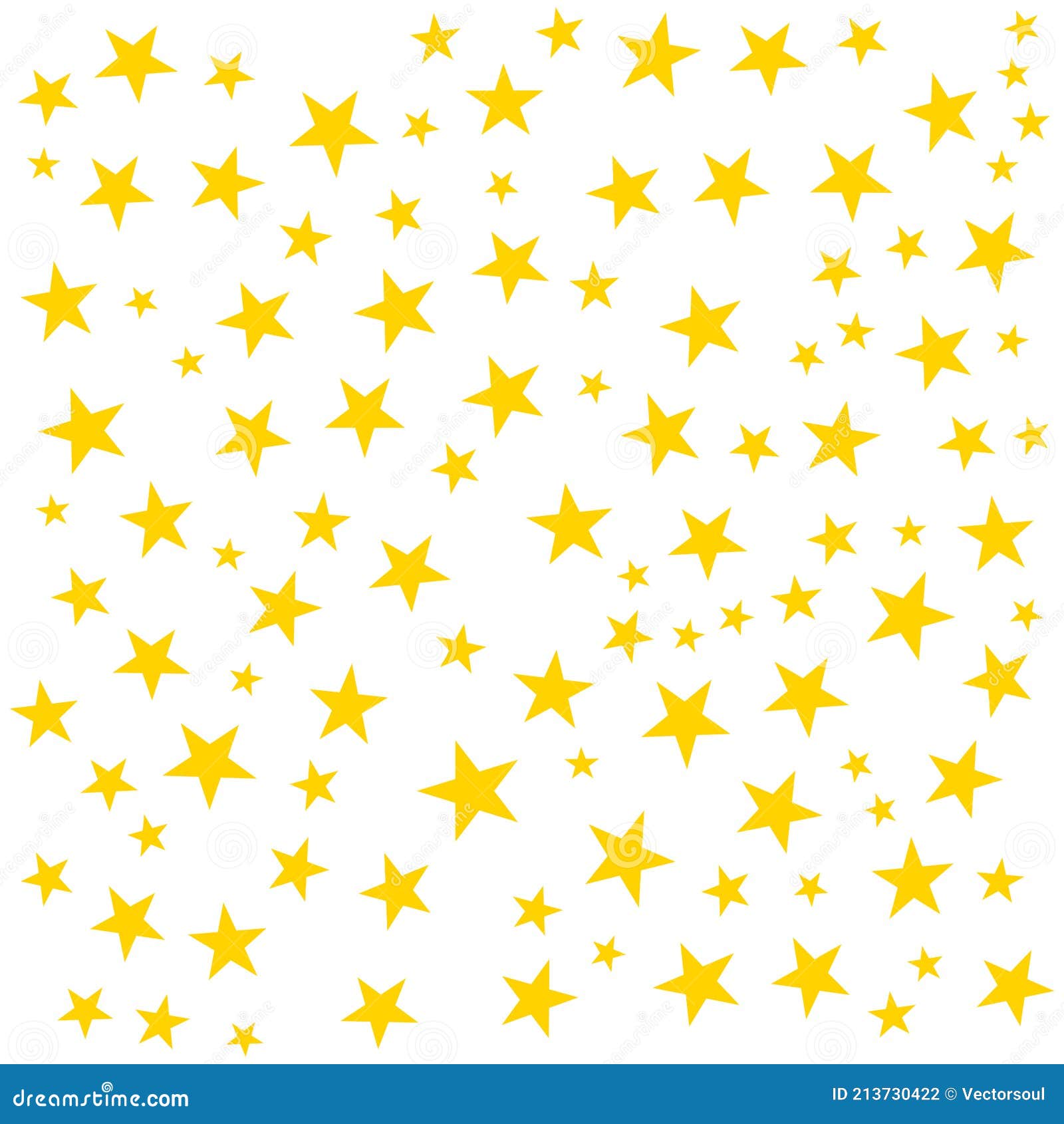 Random Stars, Starry Pattern, Background Illustration Stock Vector ...