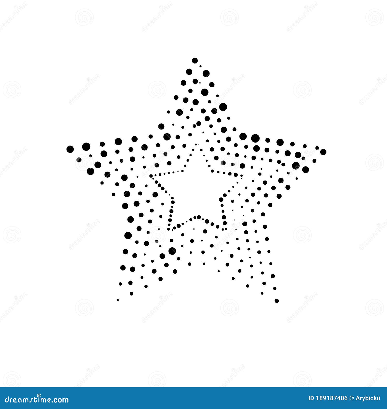 Random stars. Vector stock vector. Illustration of random - 189187406