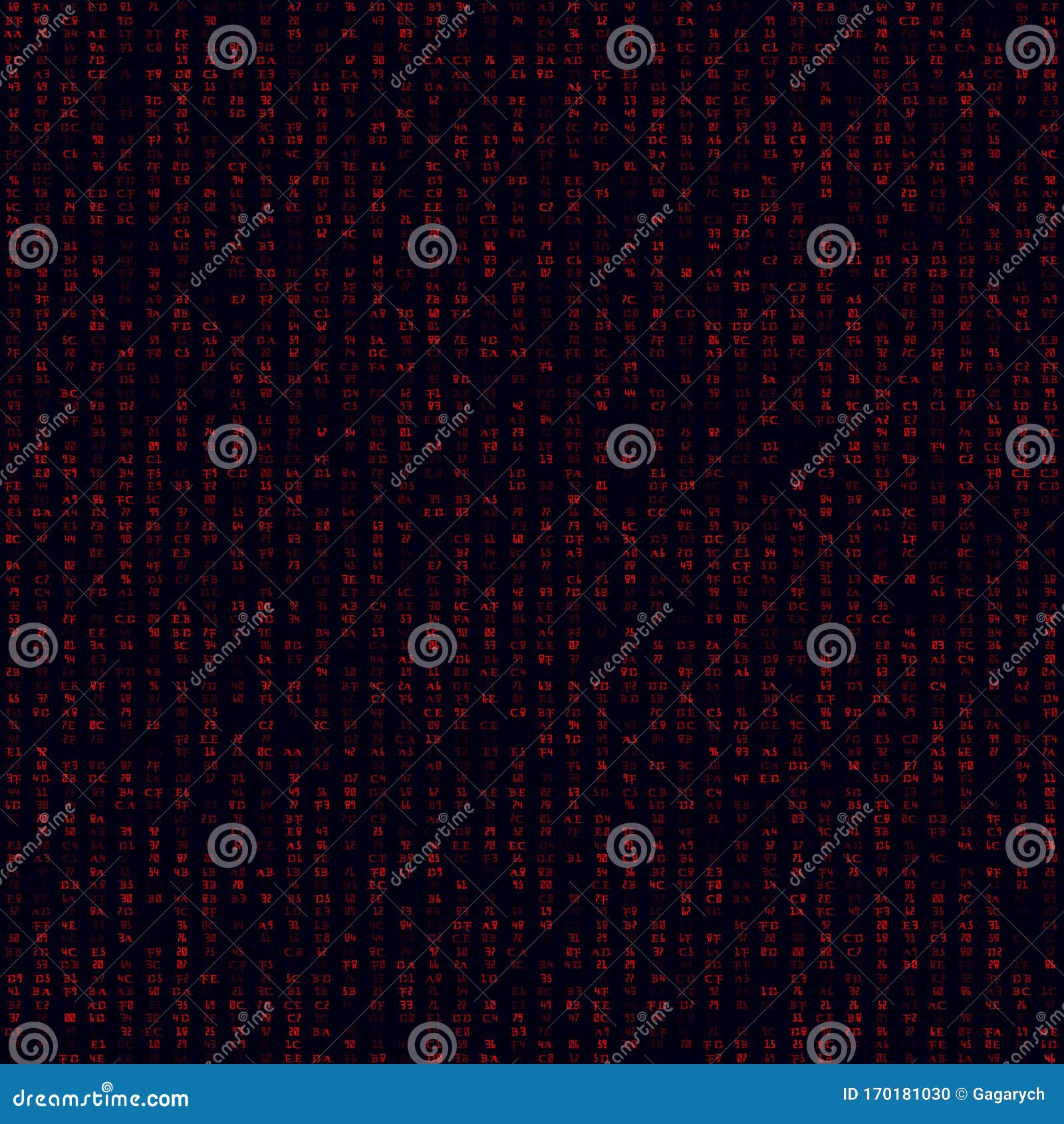 Random symbols background. stock vector. Illustration of blue - 170181030