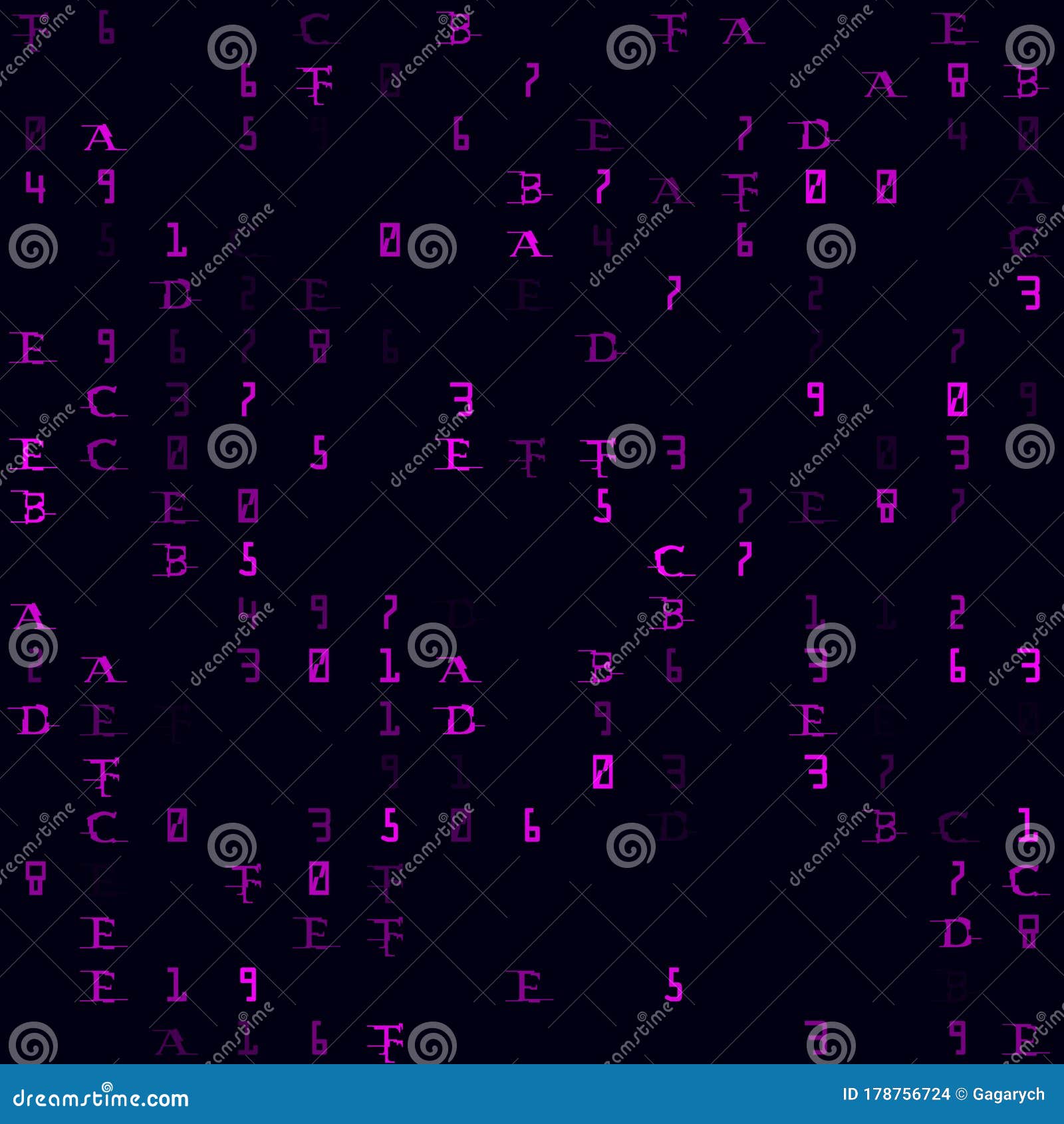 Random symbols pattern. stock vector. Illustration of blue - 178756724