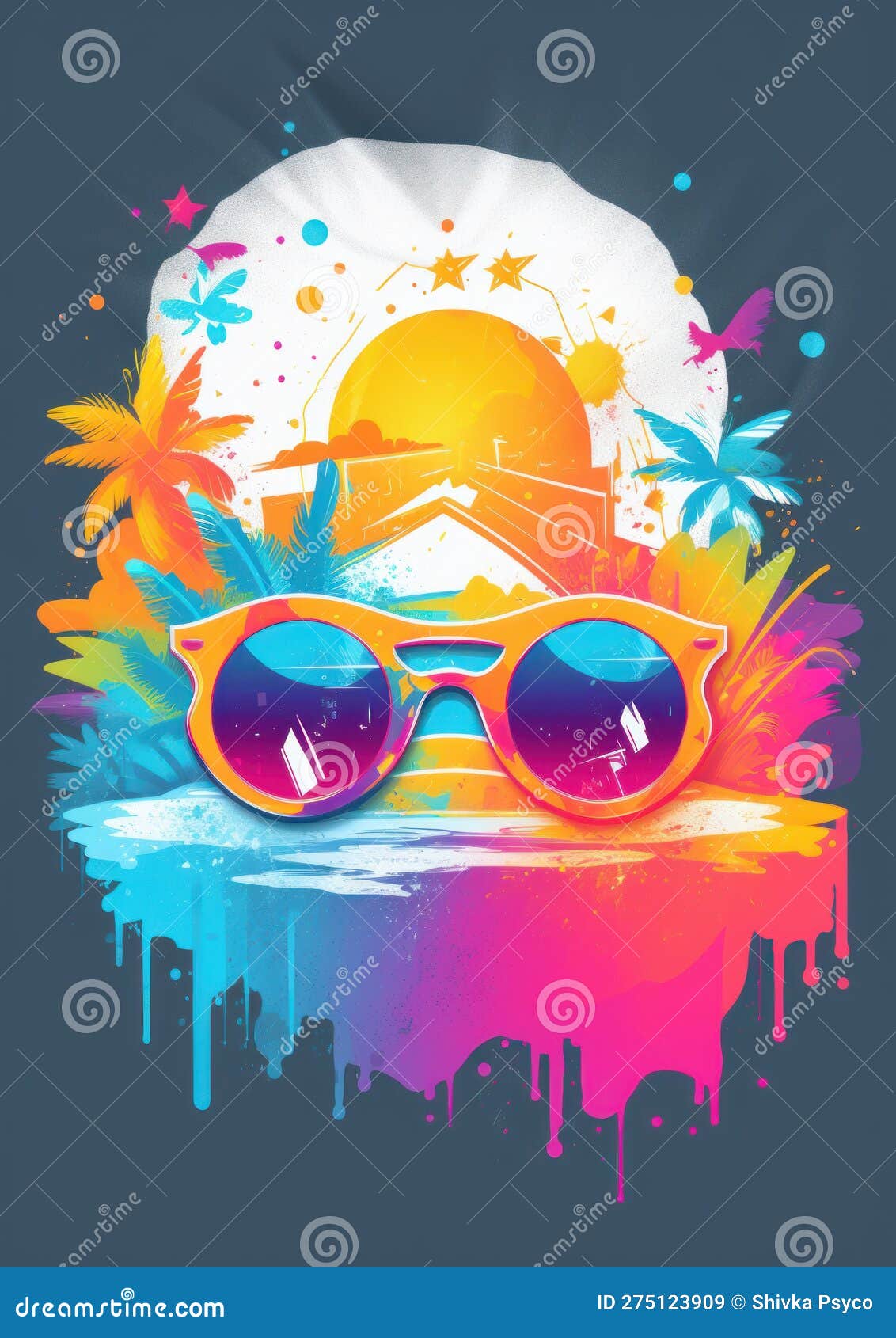 Random T-SHIRT Design Transparent Background Generative AI Stock ...