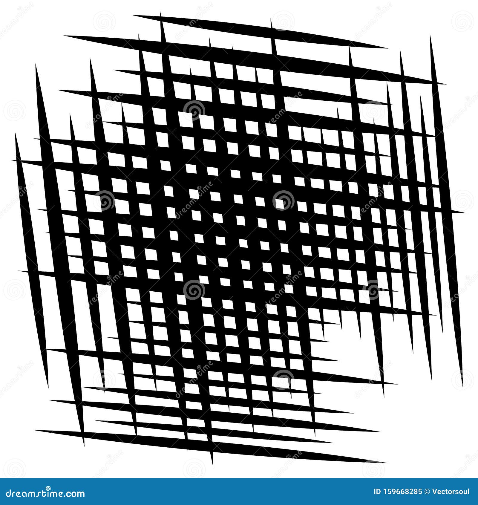 Random Tilt, Oblique Grid, Mesh Pattern. Dynamic Slanting Intersect Lines. Abstract Grate Design ...