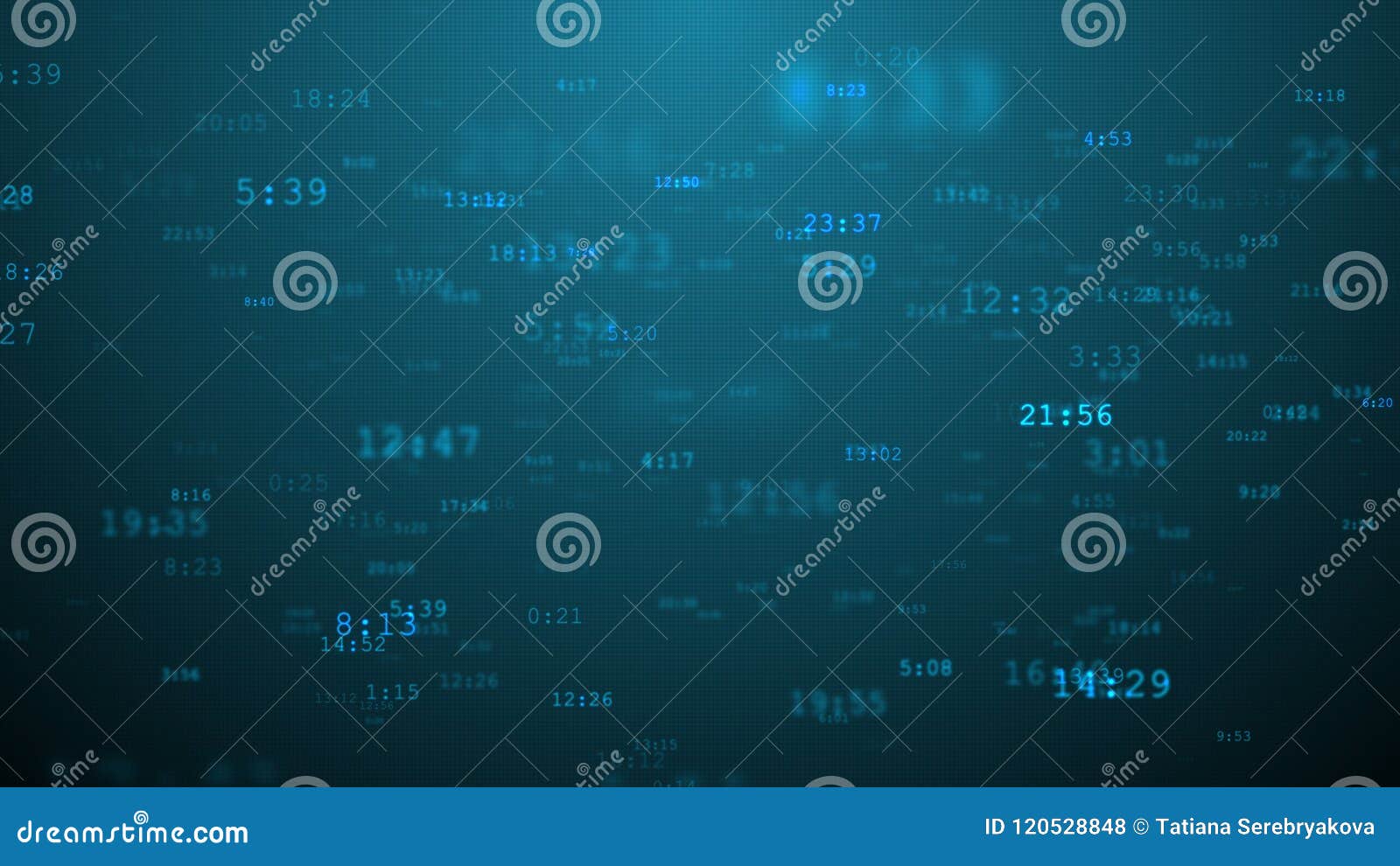 Random Time Internet Background Particles Rise Stock Illustration ...