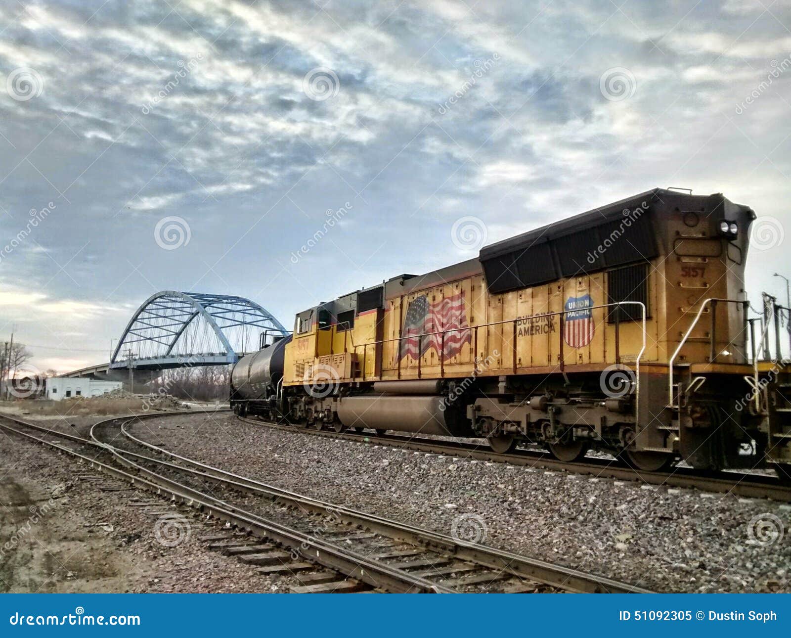 Random Trains in Atchison Kansas. Editorial Image - Image of tree ...