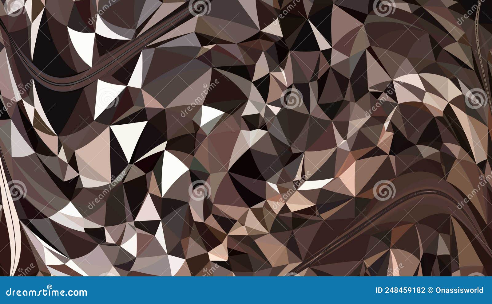 Random Triangles Abstract Shapes Blurs Backgrounds Stock Illustration ...