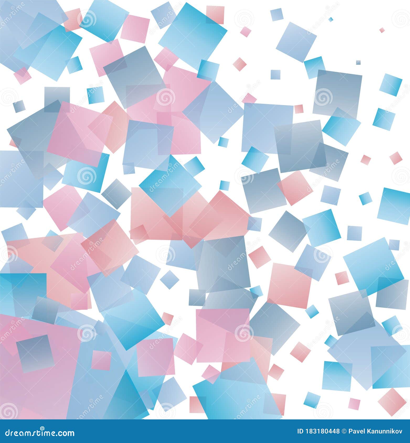 Random Vector Seamless Pattern in Squares Stock Illustration ...