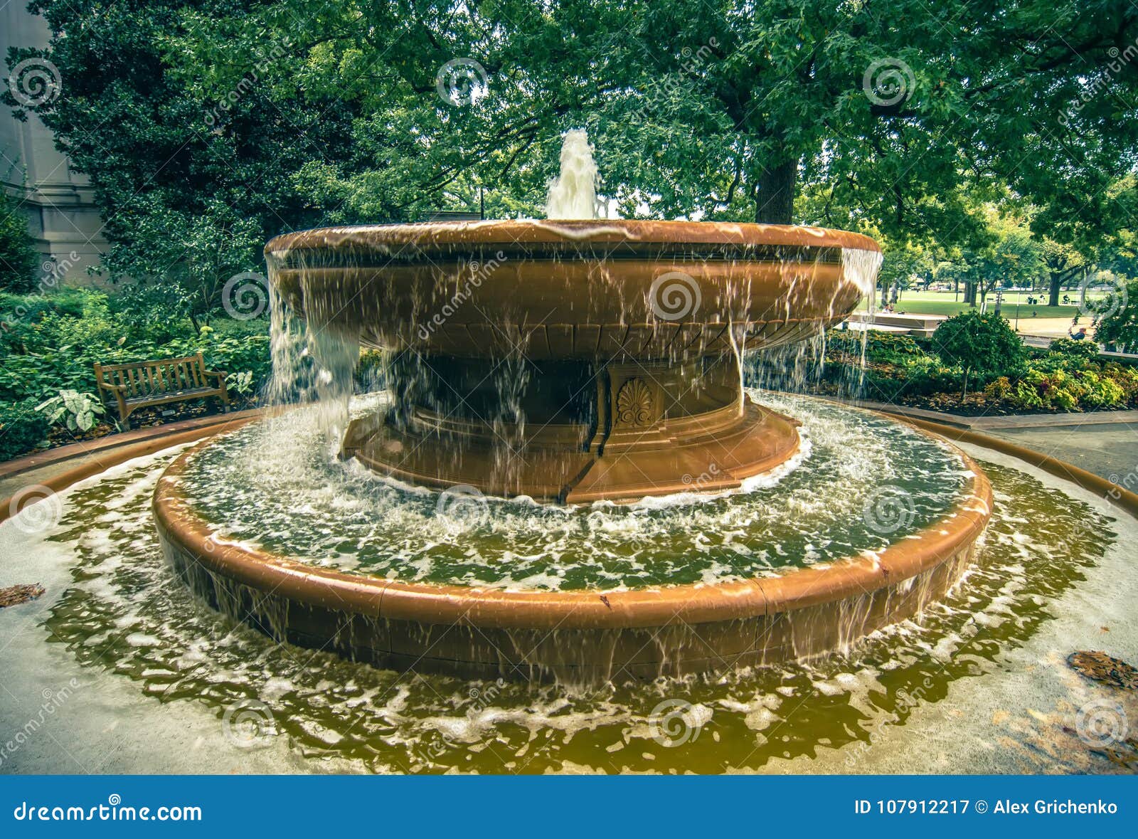 Random Water Fountain in Washington Dc Stock Image - Image of ...