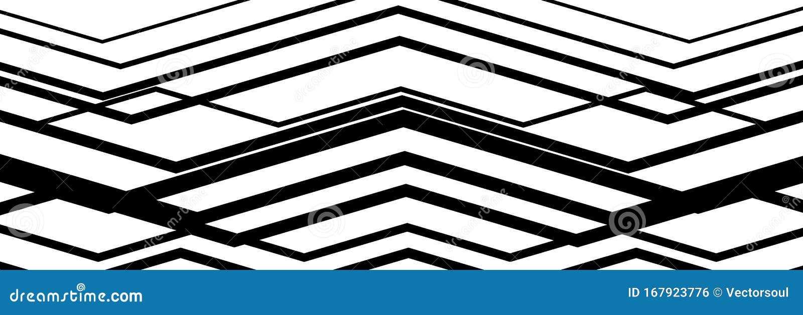 Random Wavy, Zig-zag Lines Abstract Art Texture, Background. Sinuous ...