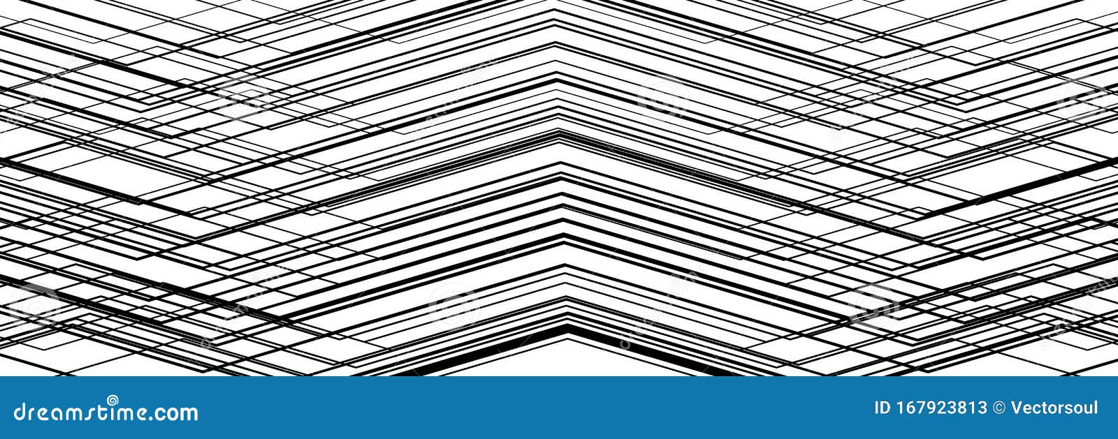 Random Wavy, Zig-zag Lines Abstract Art Texture, Background. Sinuous ...