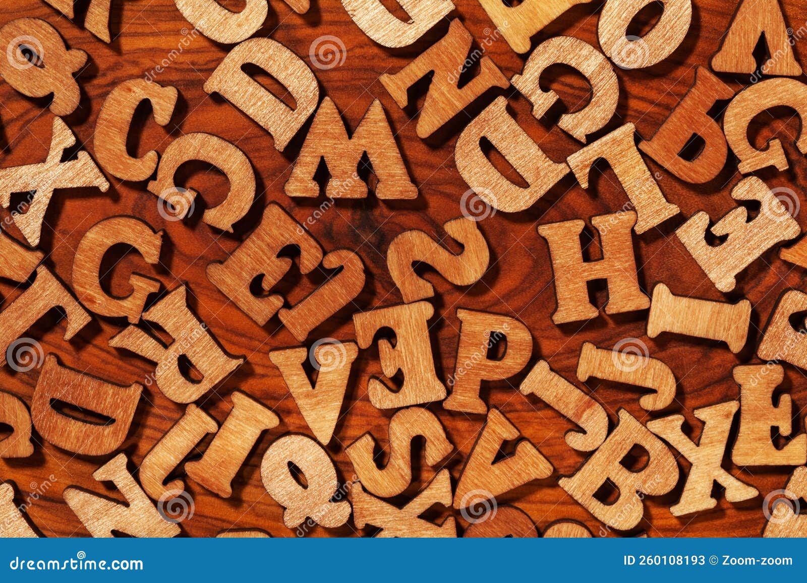 Random wooden letters stock image. Image of wood, letters - 260108193