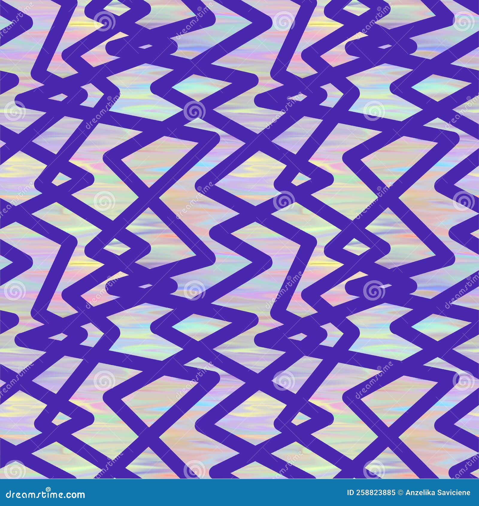 Randomly Crossing Colored Lines Zigzag Making Pattern.Iris on Motley ...
