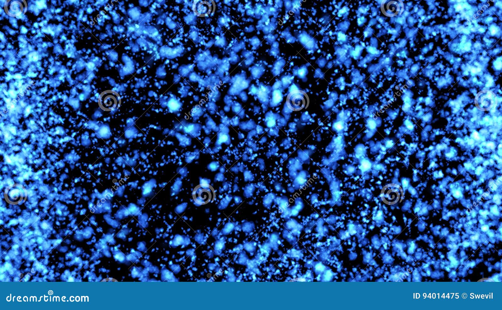 Randomly Moving Particles. the Motion of Particles in Space. Stock ...