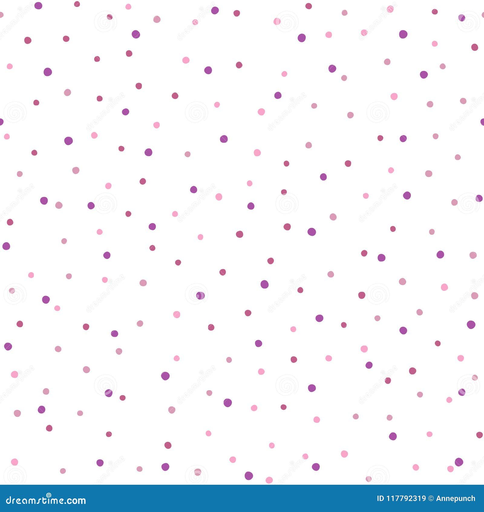 Randomly Scattered Small Rounded Dots. Simple Seamless Pattern Stock ...