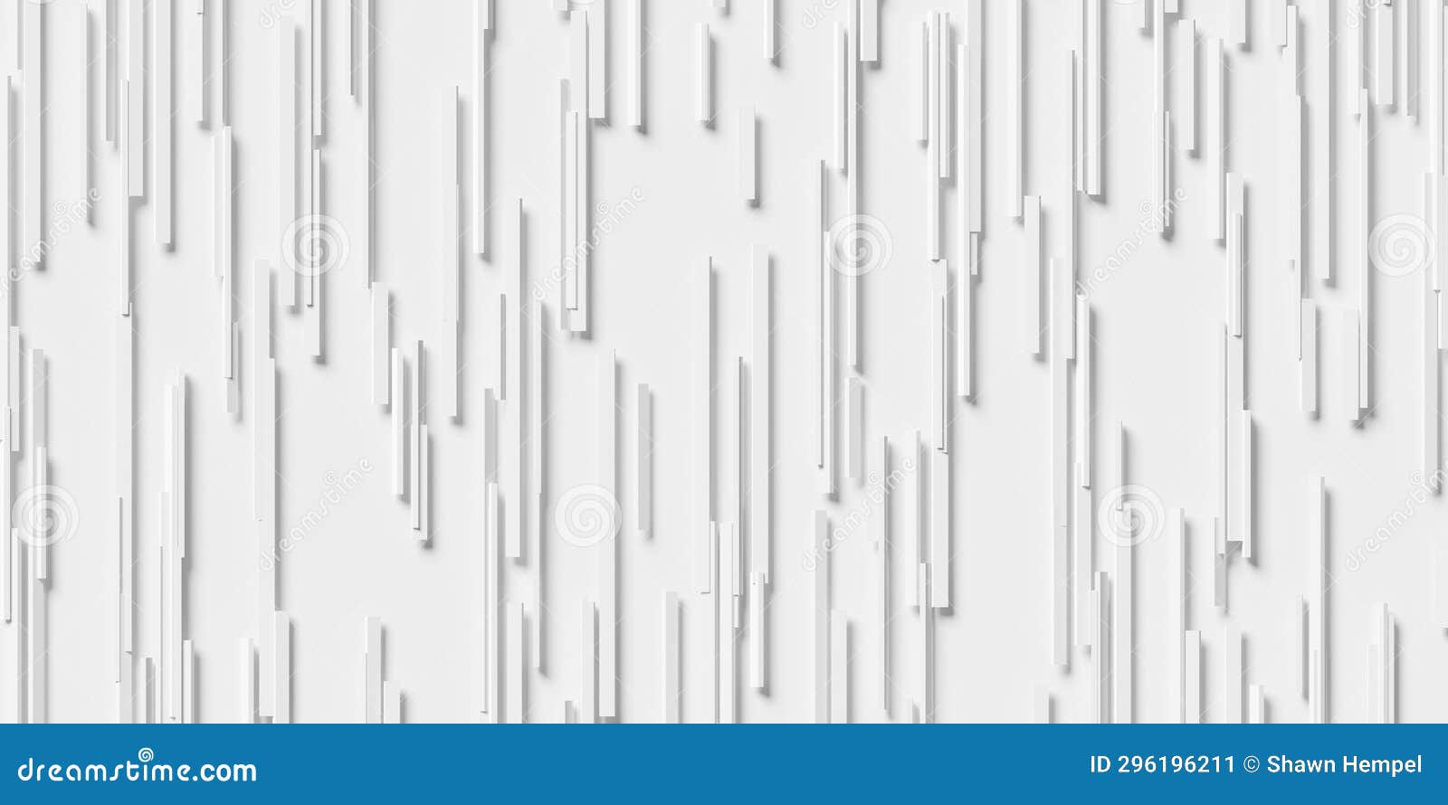 Randomly Shifted Vertical Lines or Rectangle Cubes Geometrical White ...