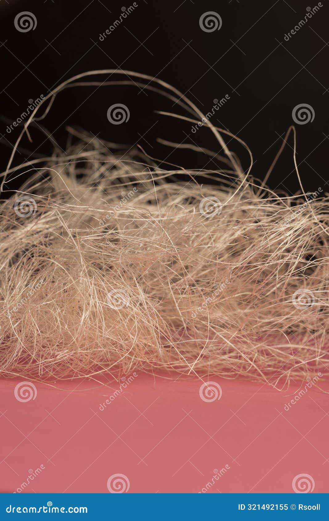 Randomly Wound Synthetic Threads for Handmade Products Stock Image ...