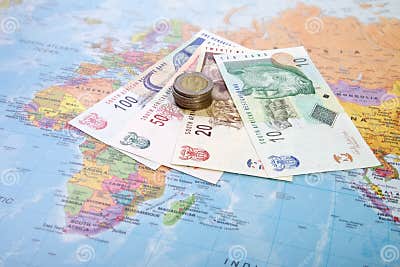 Rands, South Africa stock image. Image of official, notes - 25201639