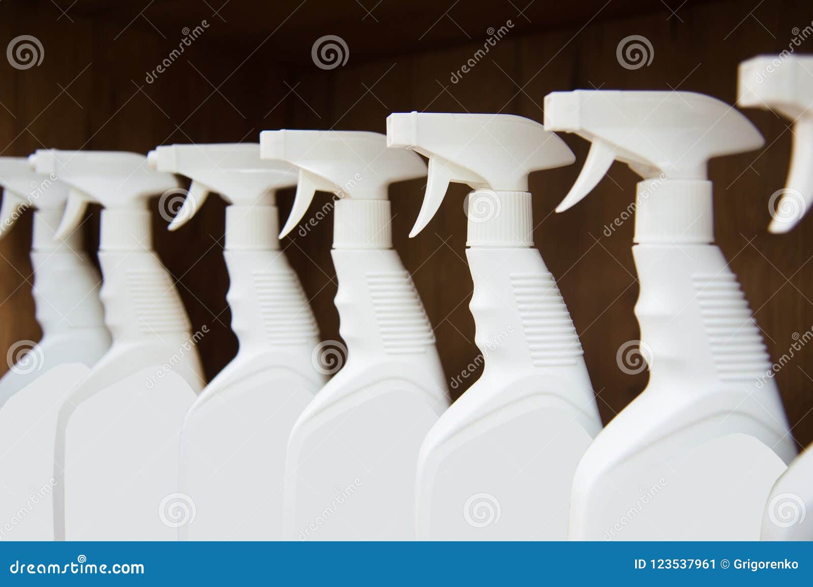 Range of Cleaning Liquid Detergents Stock Image - Image of detergents ...