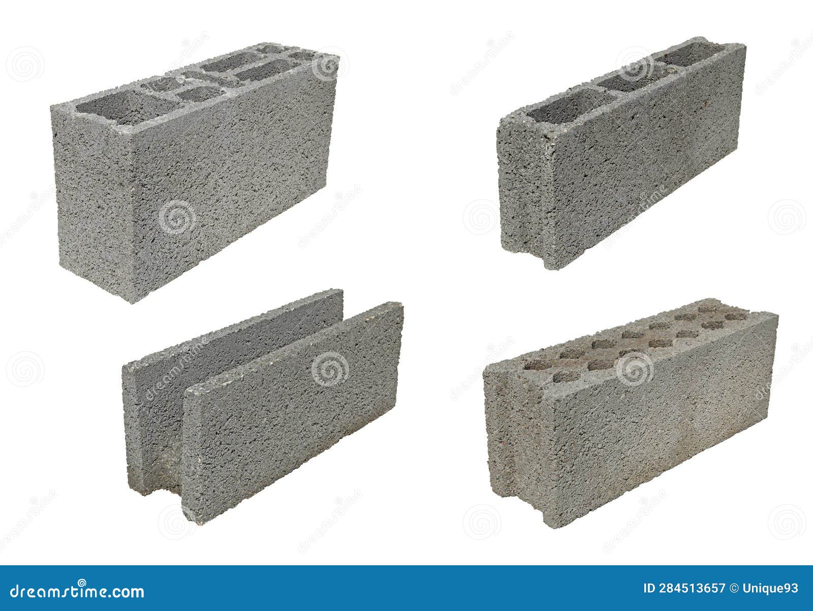 Range of Different Models of Concrete Blocks Intended for the ...