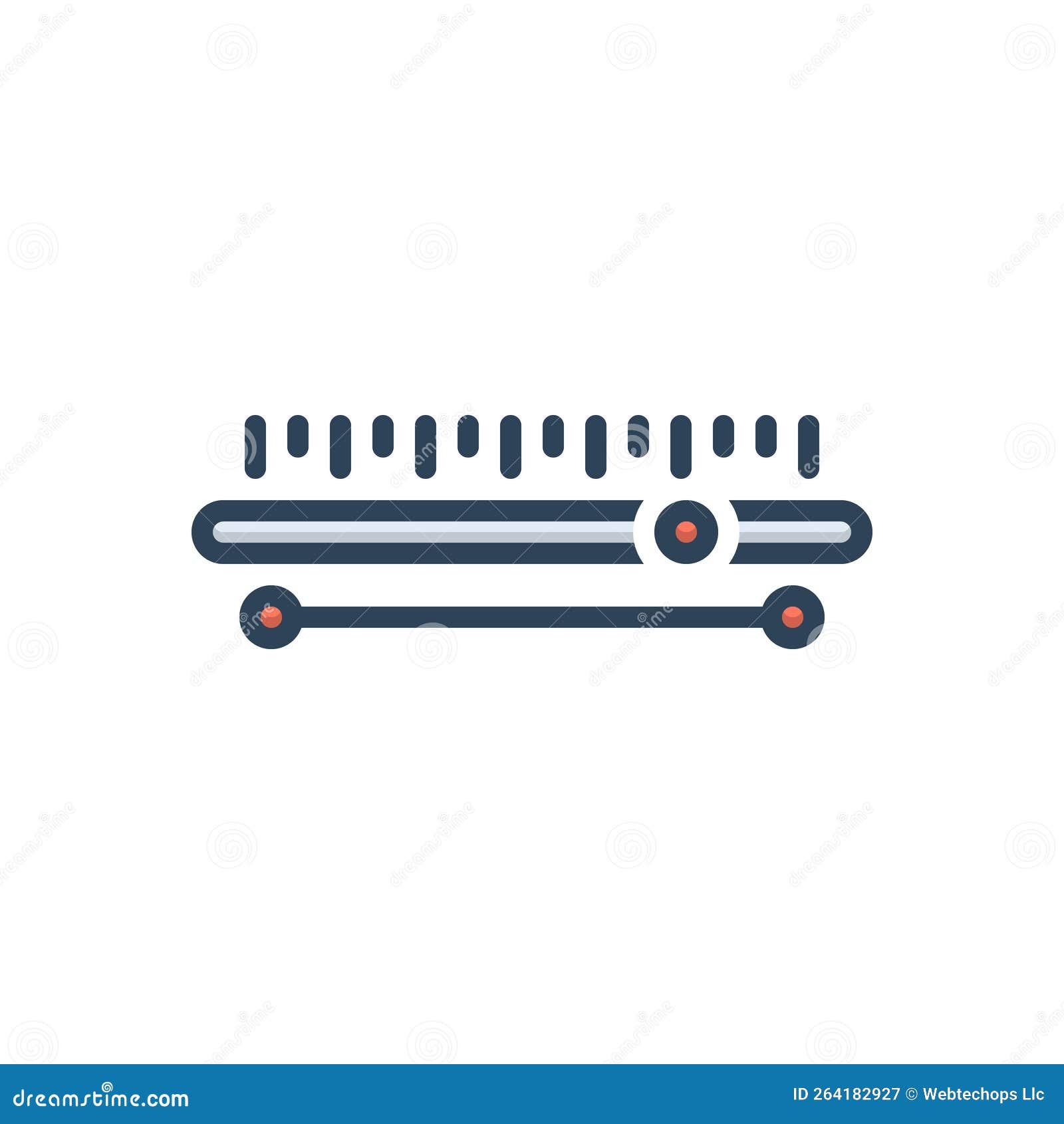 Color Illustration Icon for Range, Limit and Scale Stock Vector ...