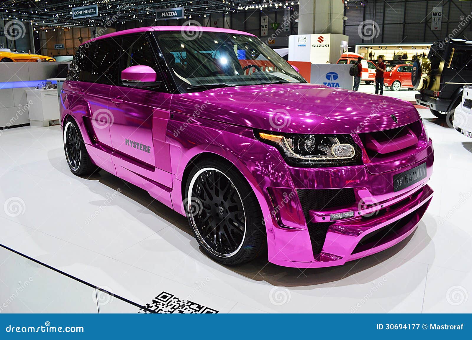 Range Rover cor-de-rosa fotografia editorial. Imagem de carro - 30694177