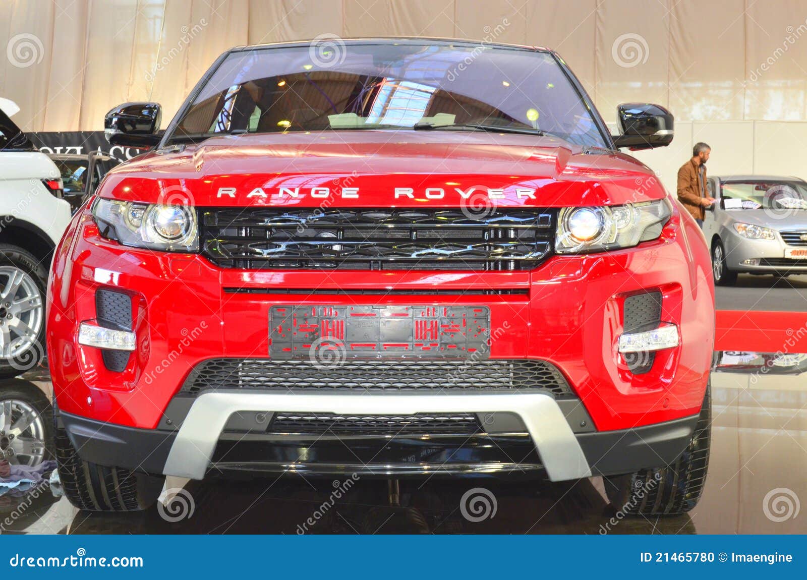 Range Rover Evoque - Front View - SIAB 2011 Editorial Image - Image of ...