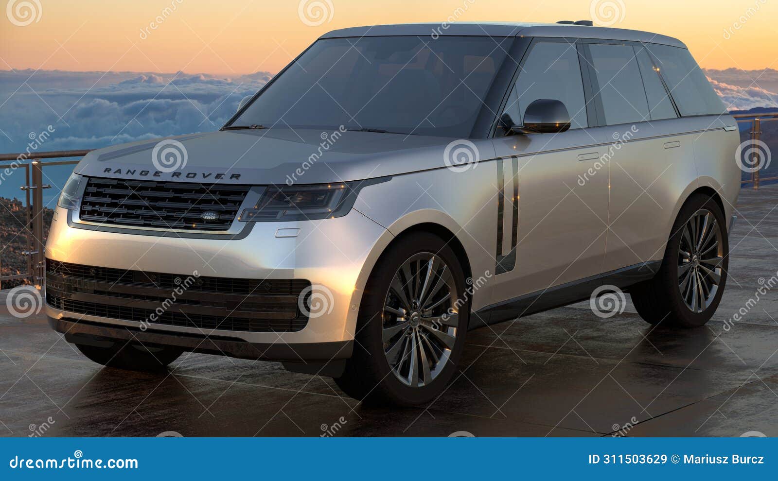 Range Rover . Luxury SUV with High Performance Editorial Stock Image ...