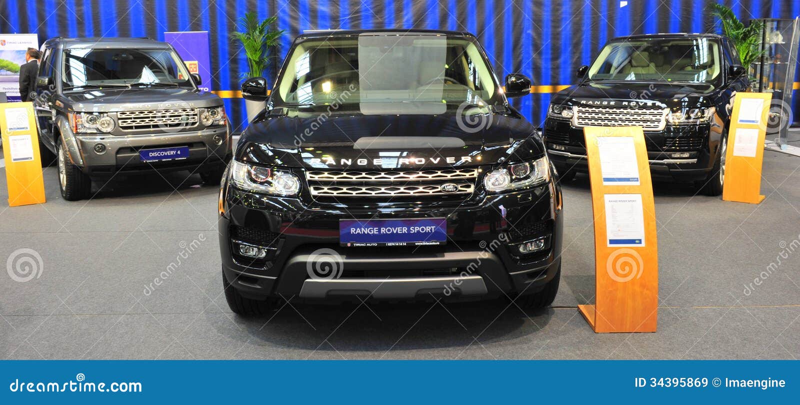 Range Rover Presentation Stand at SAB 2014 Editorial Stock Image ...