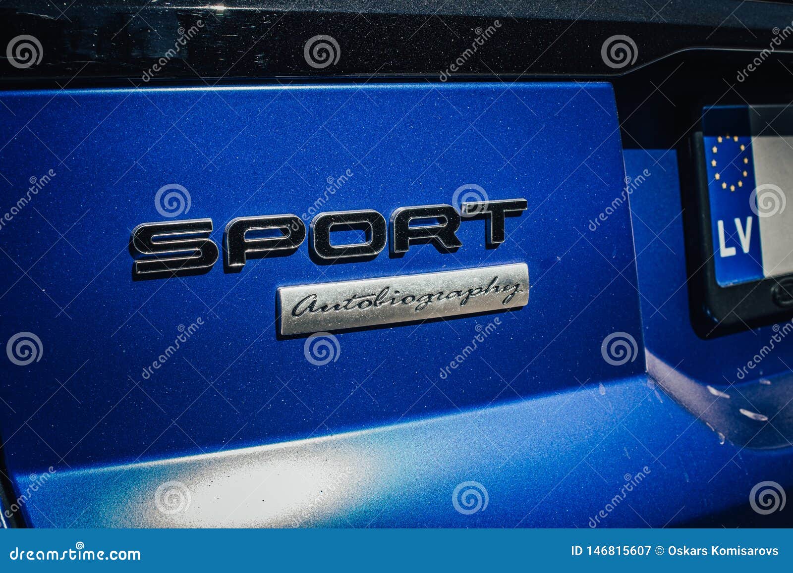 Range Rover Sport Autobiography Blue Editorial Photography - Image of ...
