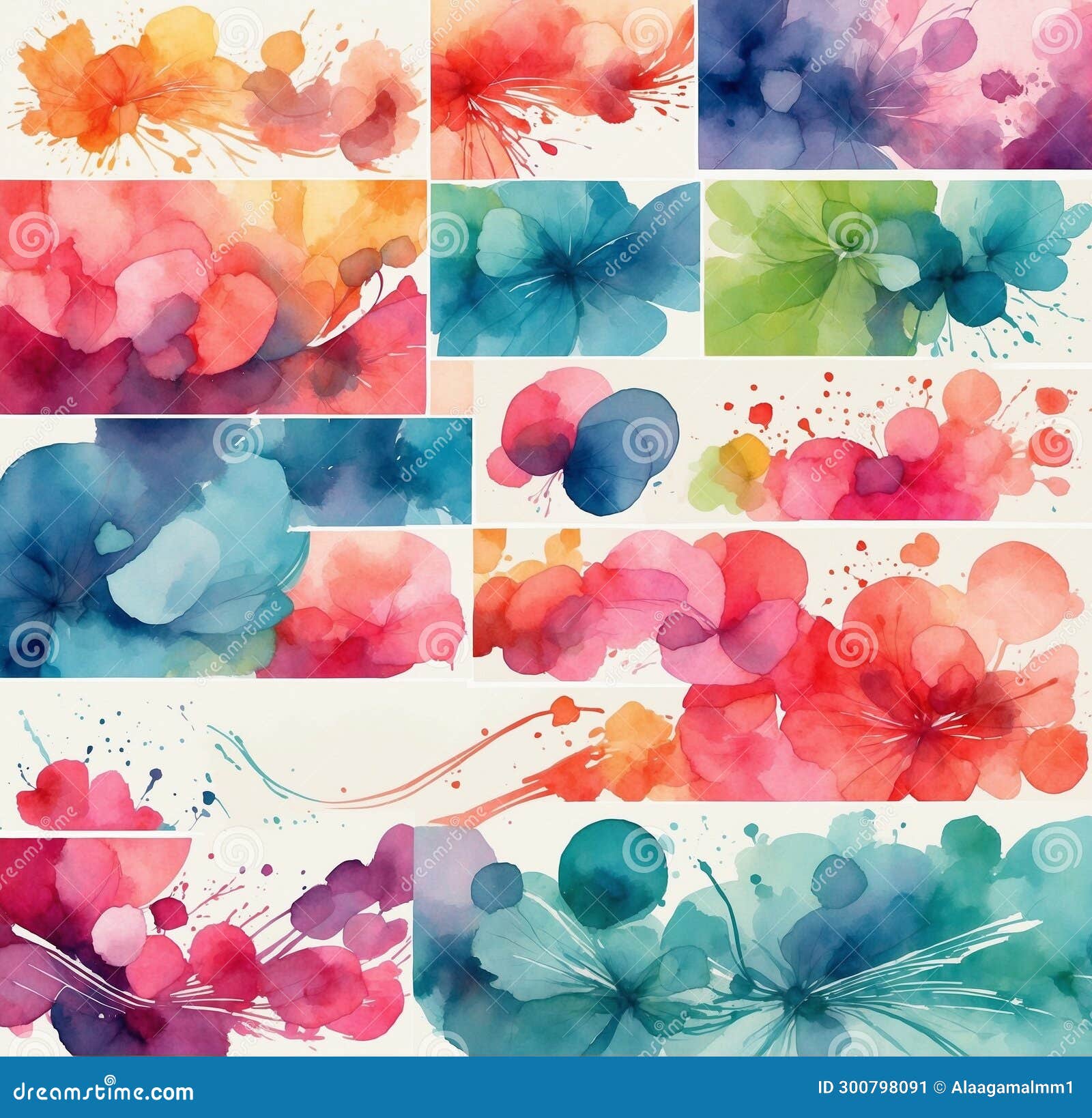 A Range of Stylistic Variations for a Web Background. Stock ...