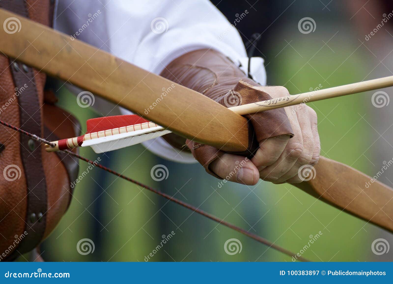 Ranged Weapon, Bow And Arrow, Finger, Hand Picture. Image: 100383897