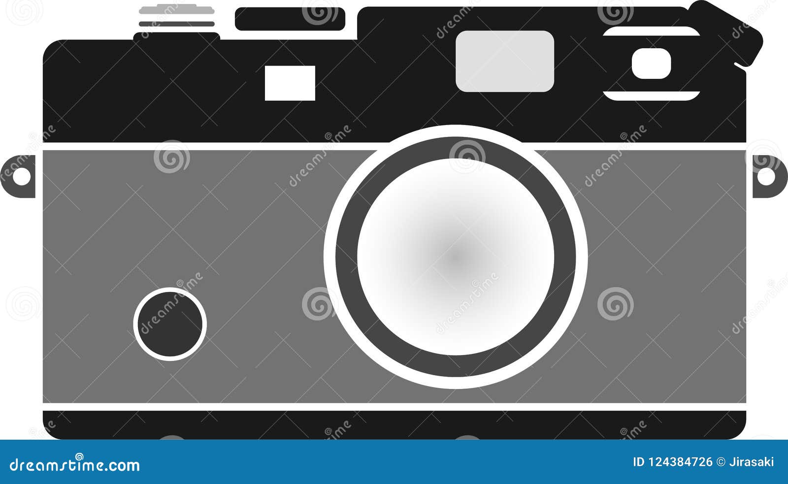 Rangefinder Camera Icon, Vector Illustration Stock Vector ...