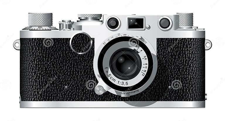 Rangefinder Camera II stock vector. Illustration of mount - 1210509