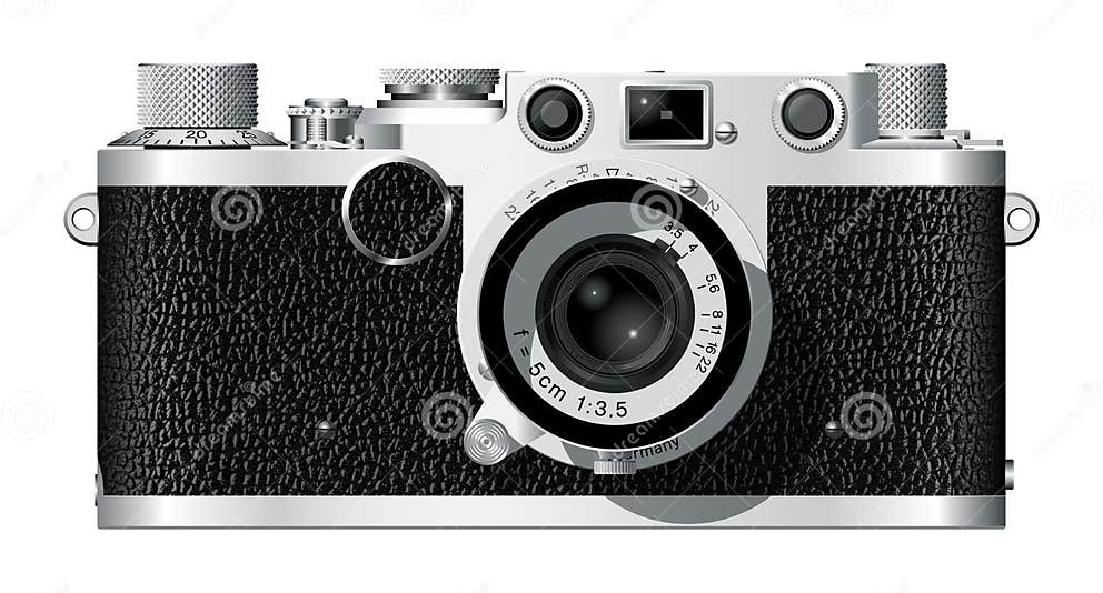 Rangefinder Camera II stock vector. Illustration of mount - 1210509