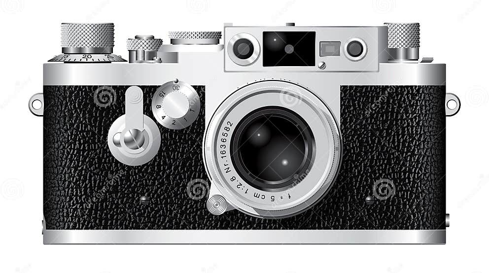 Rangefinder Camera III stock vector. Illustration of negative - 1236434