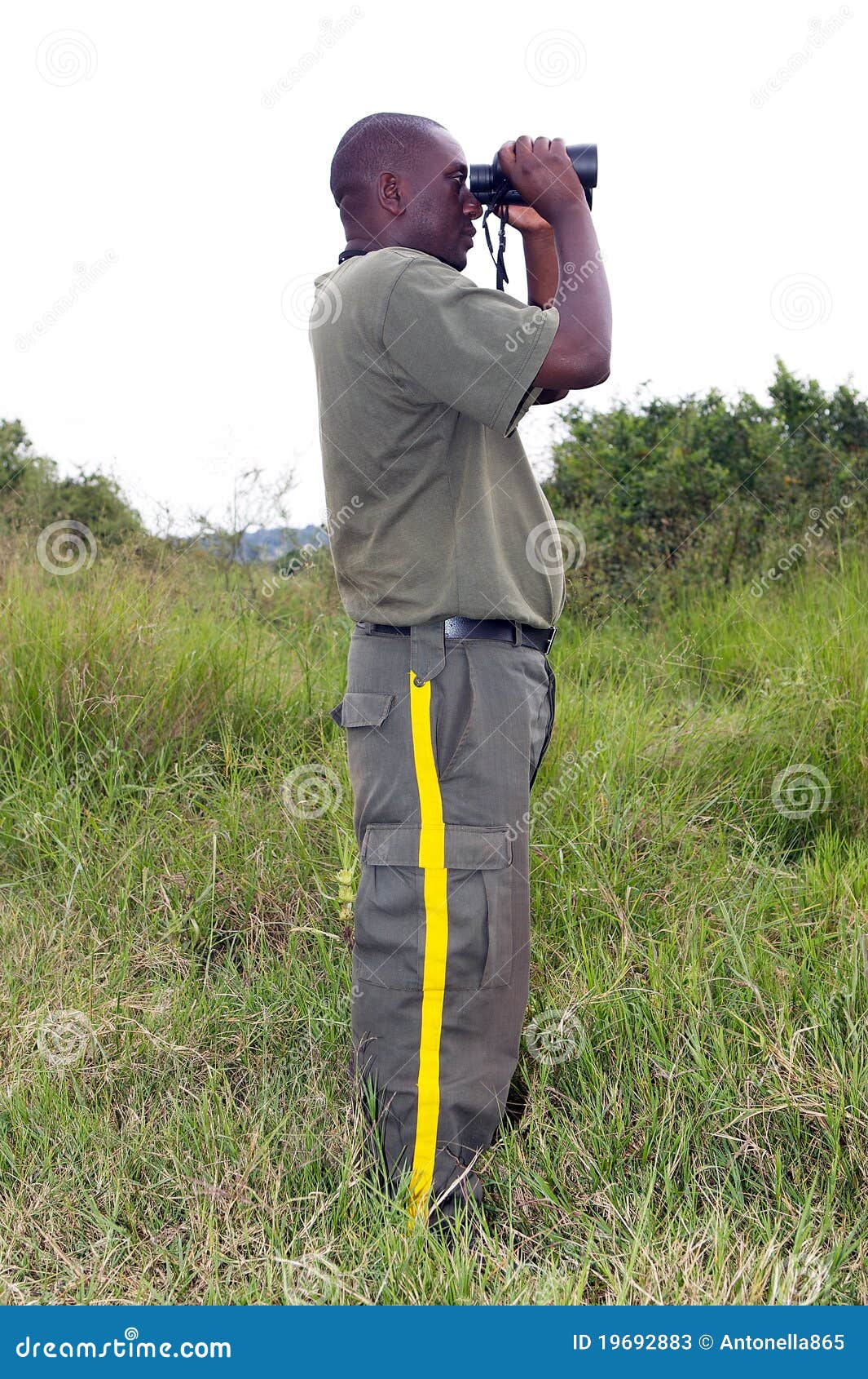Ranger in the Akagera National Park Editorial Stock Photo - Image of ...