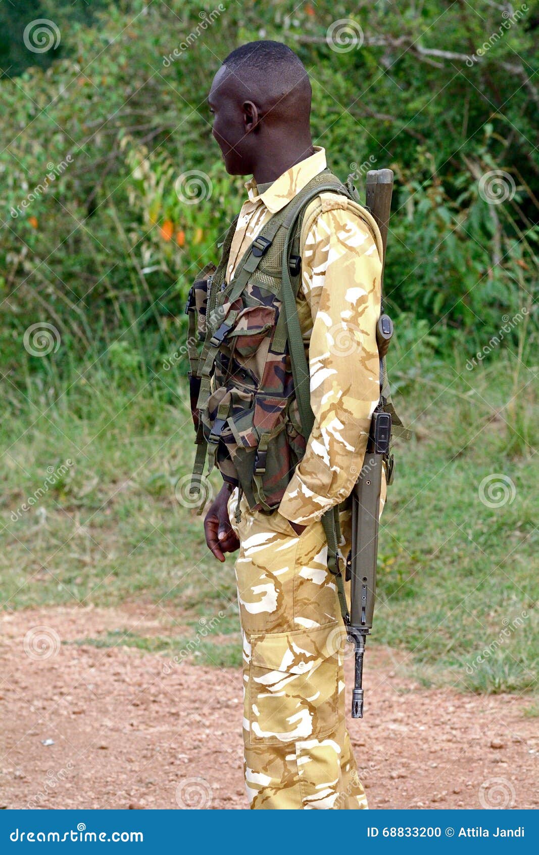 Ranger, Maasai Mara Game Reserve, Kenya Editorial Image - Image of ...
