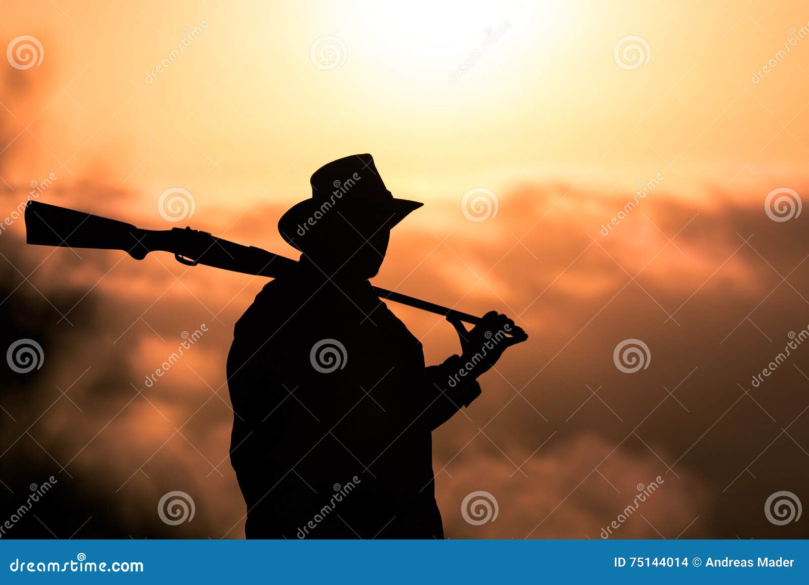 Ranger silhouette stock photo. Image of color, canyon - 75144014