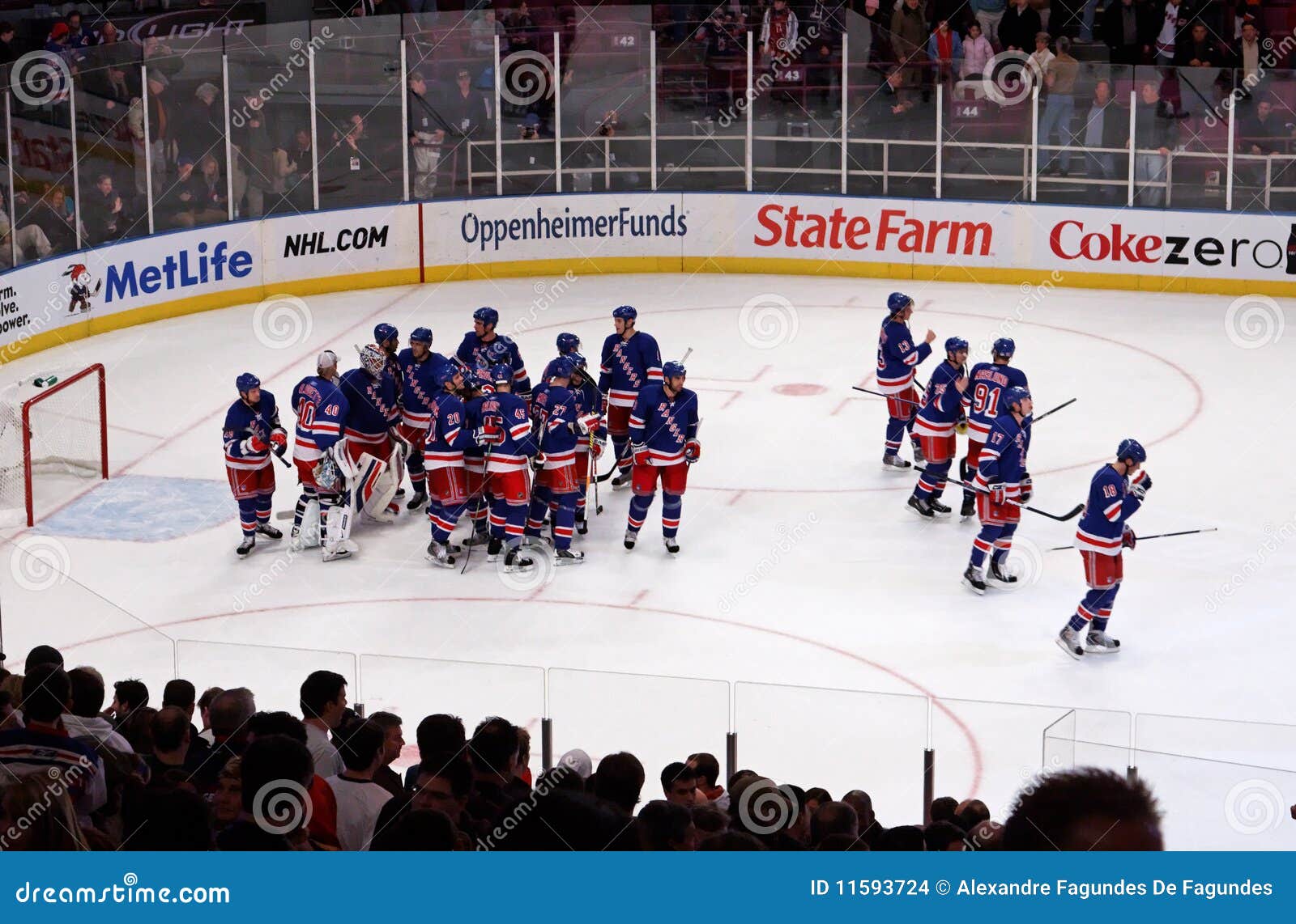 Rangers X Islanders Hockey Game Editorial Stock Image - Image of city ...