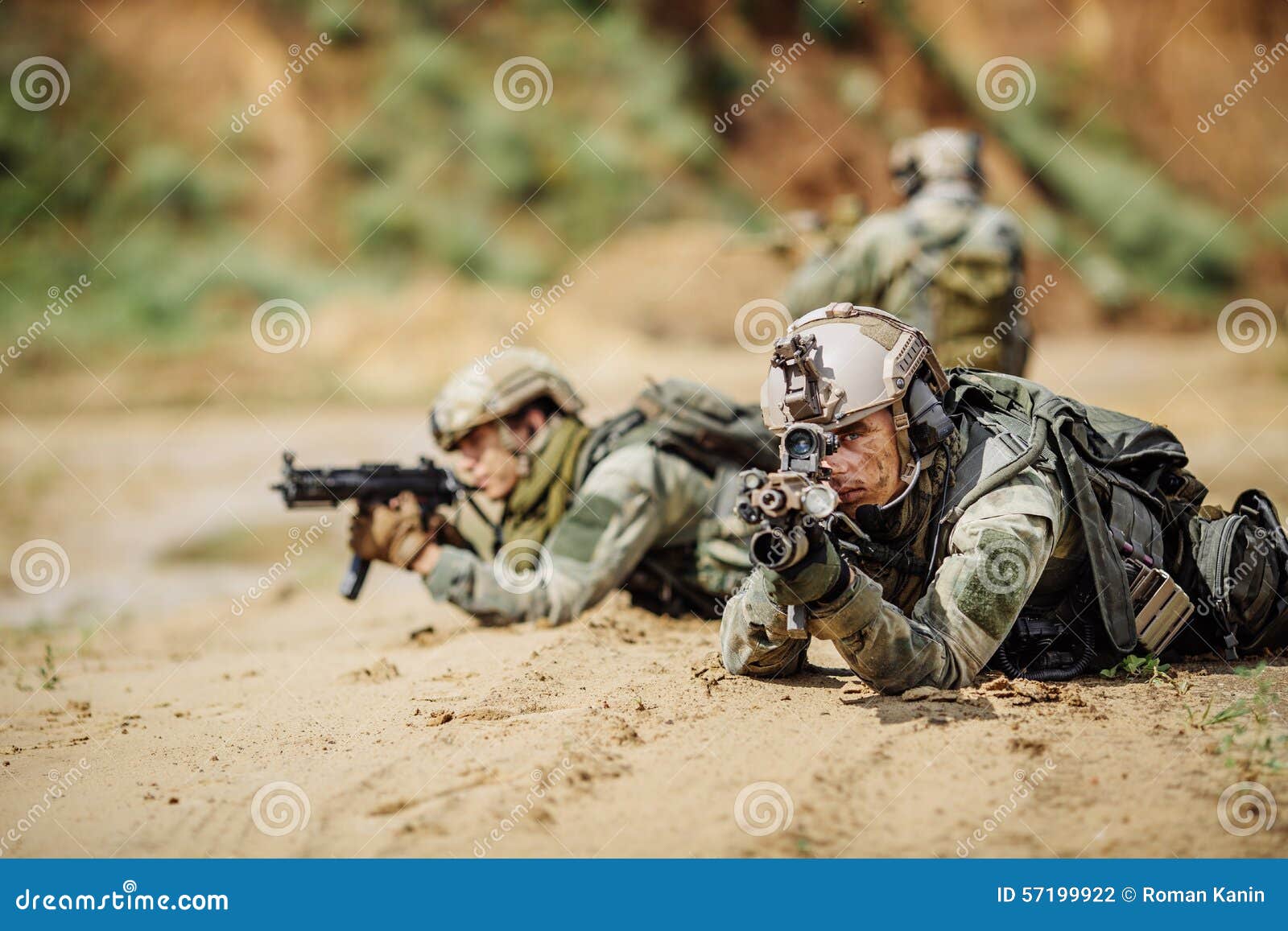 Rangers during the Military Operation Stock Photo - Image of outdoors ...