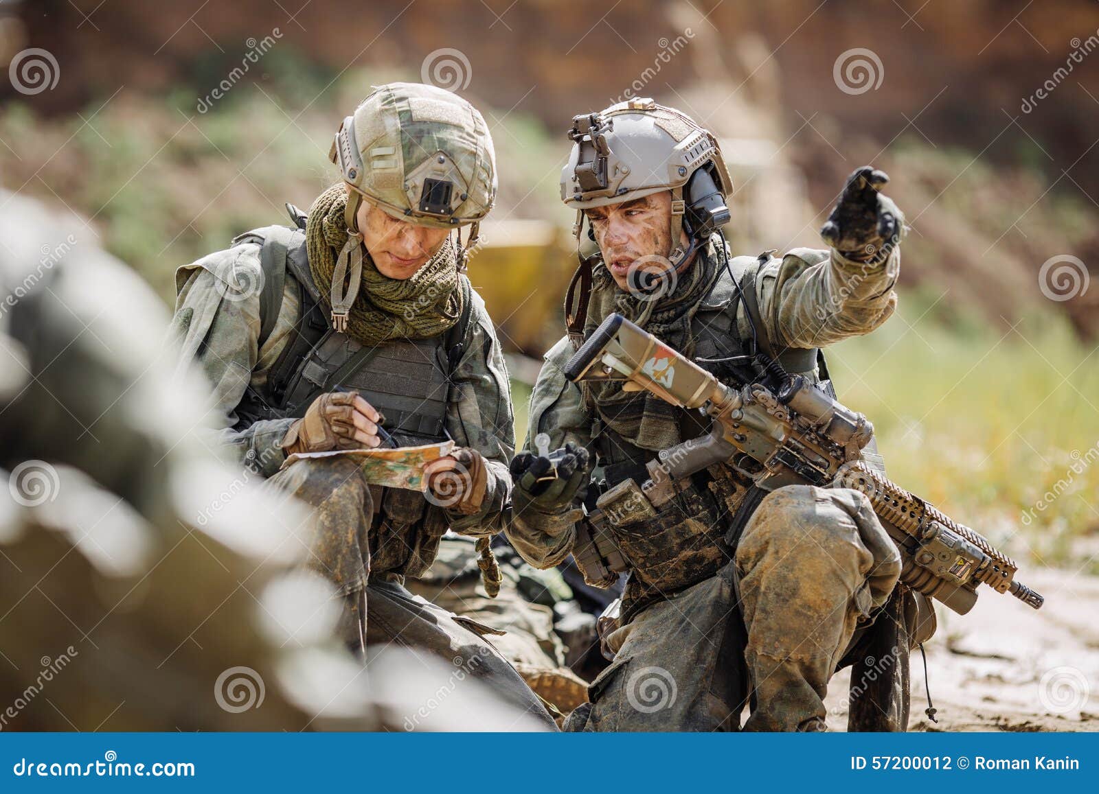 Rangers during the Military Operation Stock Photo - Image of look ...