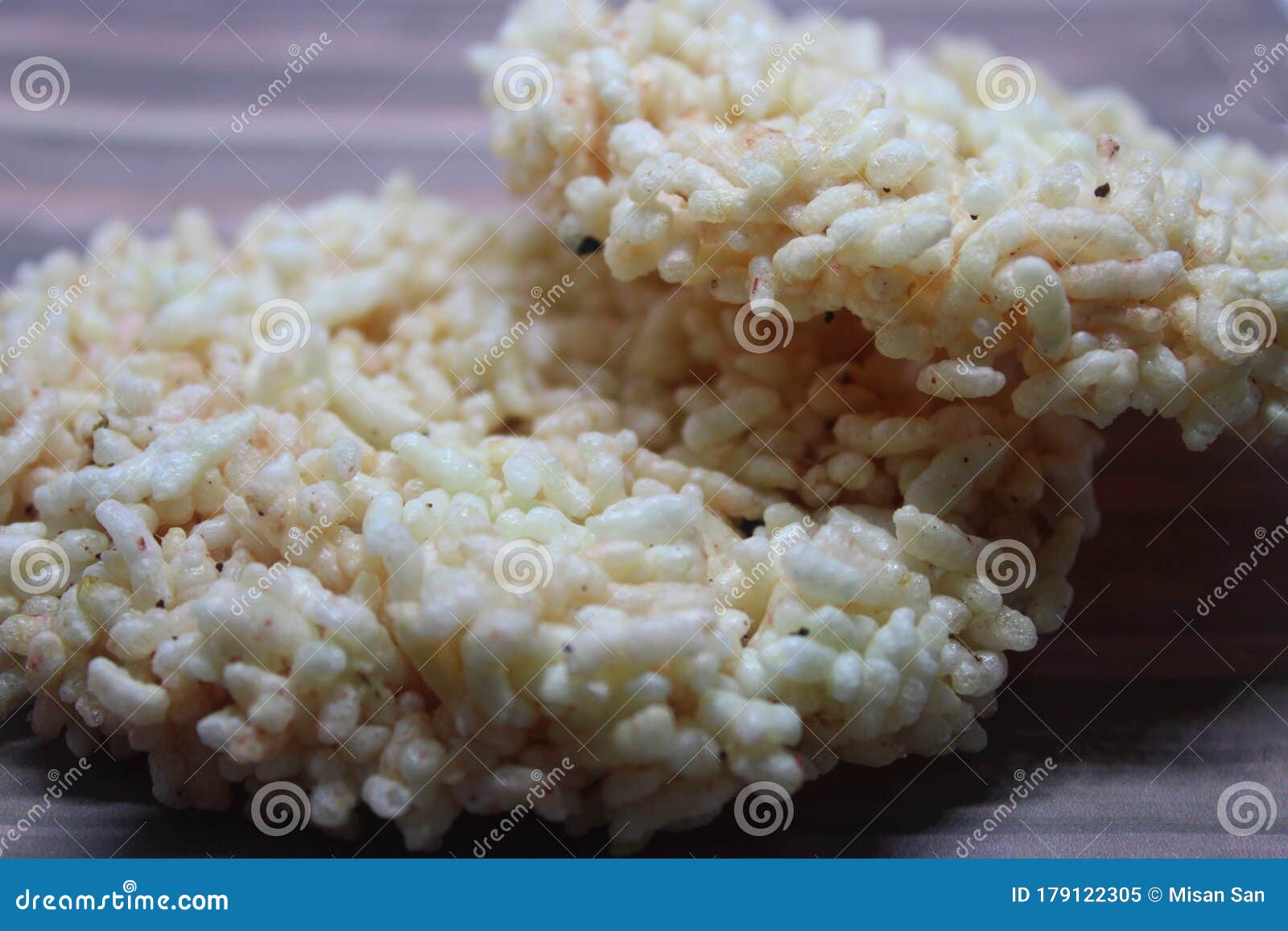 Indonesian Thick Rice Cracker, From Cooked Glutinous Sticky Rice And ...