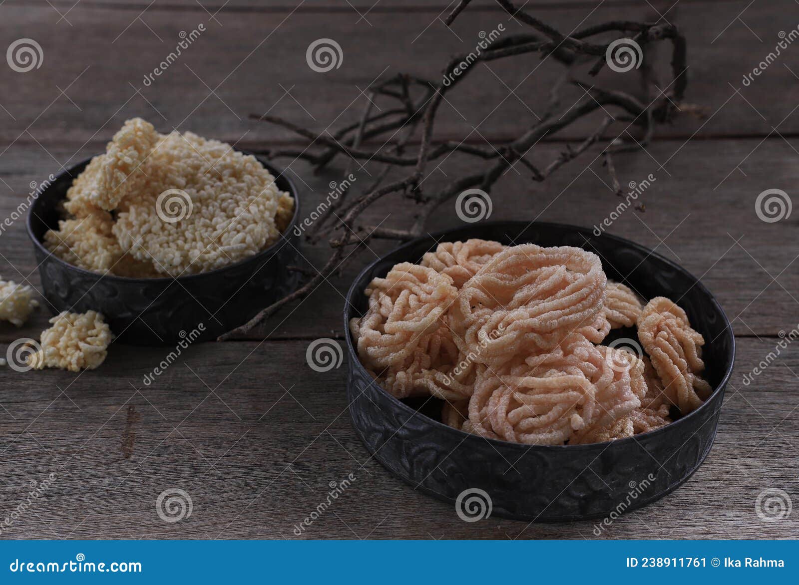 Rangining and Ranginang, Two Various Savoury Snack from Sundanese. Made ...