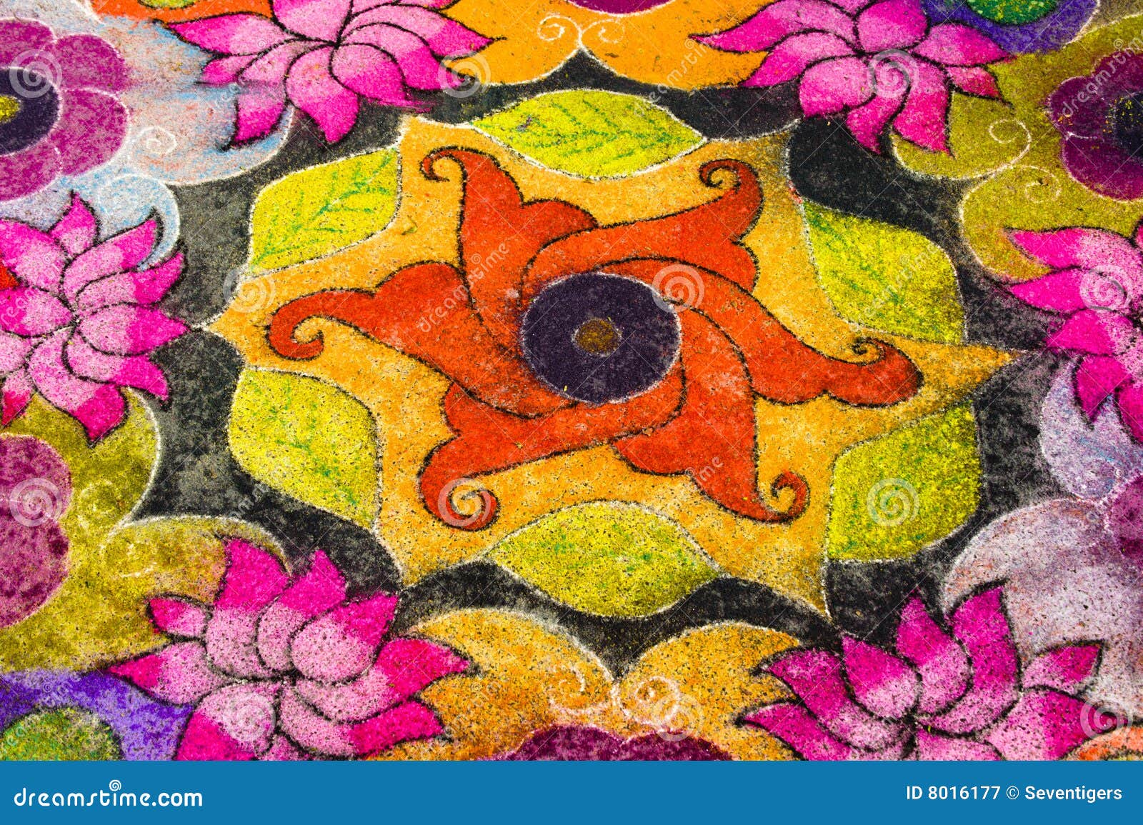 Rangoli stock image. Image of kolam, decor, asia, decoration - 8016177