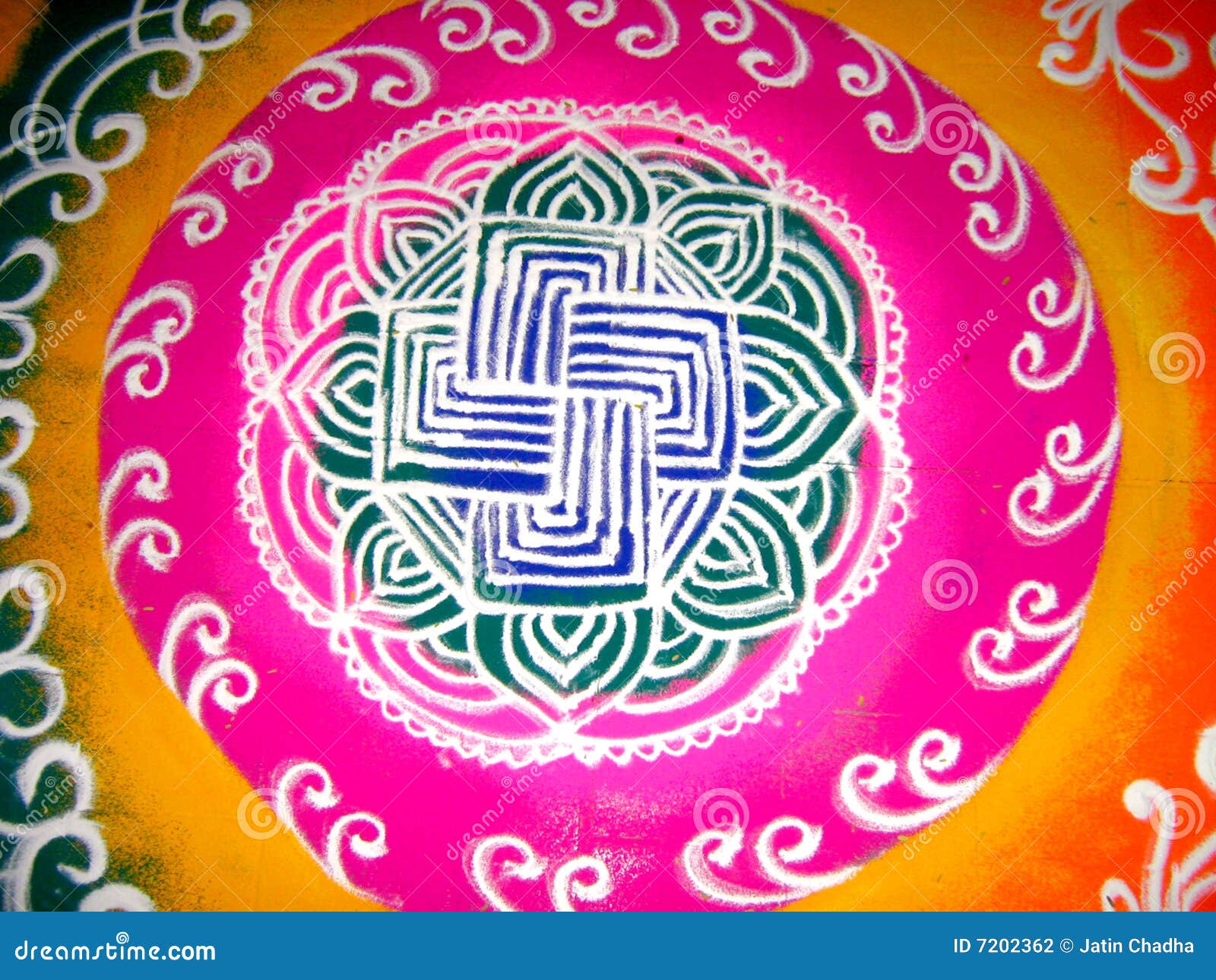 Rangoli Background stock photo. Image of beautiful, colourful - 7202362