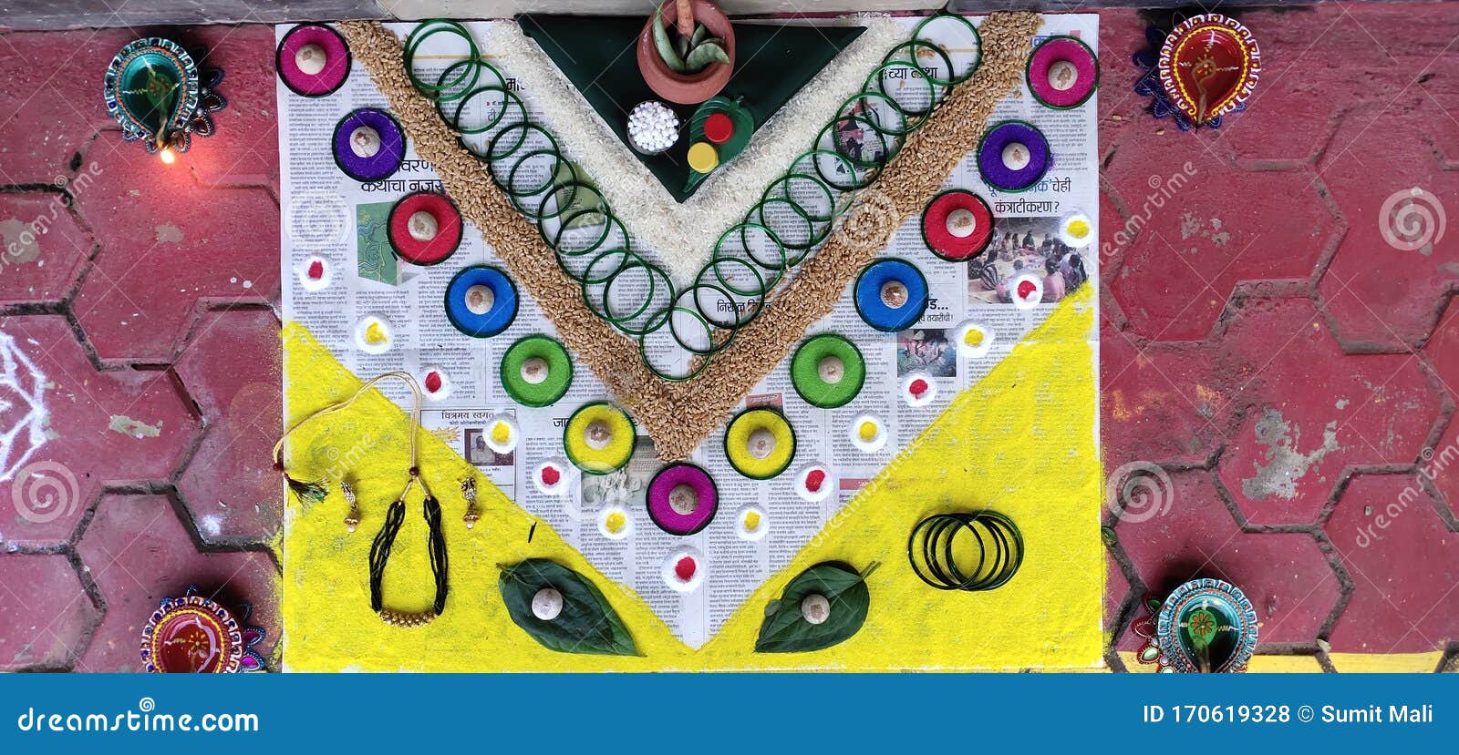 Rangoli stock photo. Image of culture, rangoli, tradition - 170619328