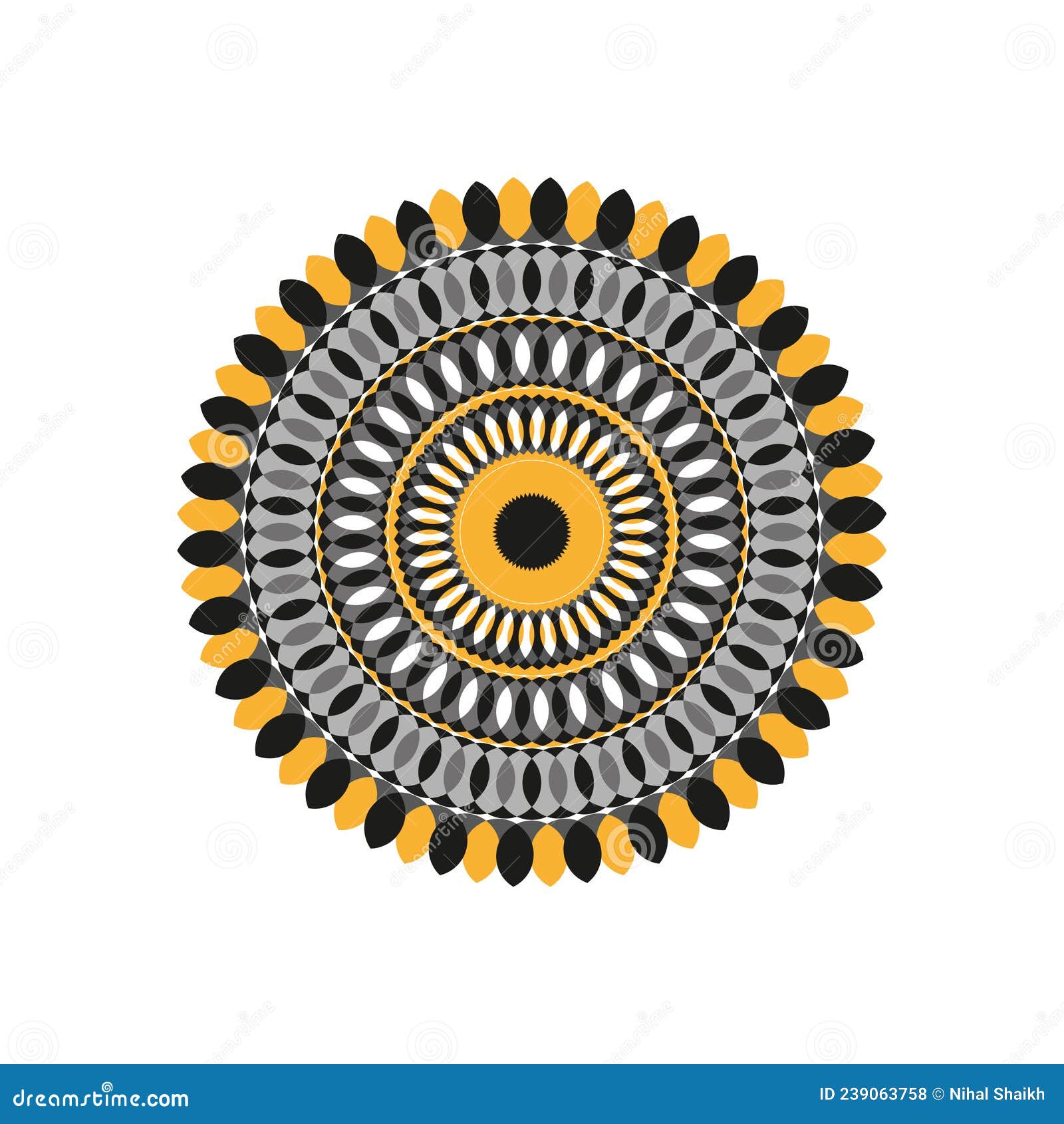 Rangoli Vector Illustration Stock Illustration - Illustration of ...
